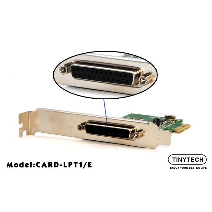 Tinytech High Quality PCI-E Parallel Port Express Card with Low Profile ...