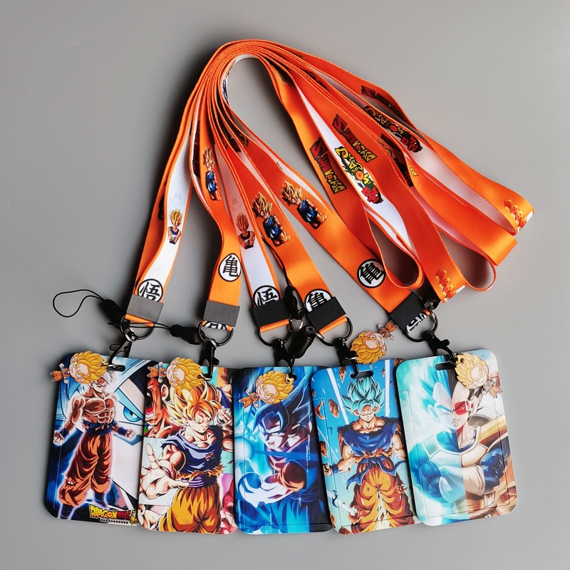 Fashion Anime Hard Student Bus Dragon Ball Card Holder Cartoon Mobile ...