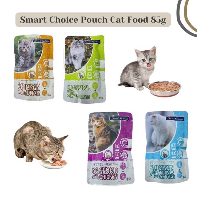 Smart Choice Pouch Cat Food - 85g | Shopee Malaysia