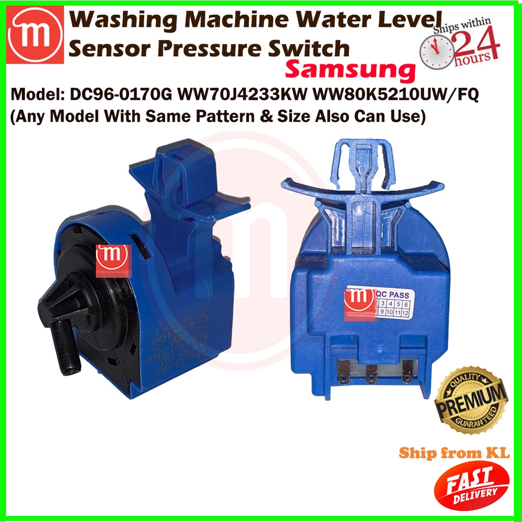 Samsung Washing Machine Water Level Sensor Pressure Switch 3 Pin DC96 ...
