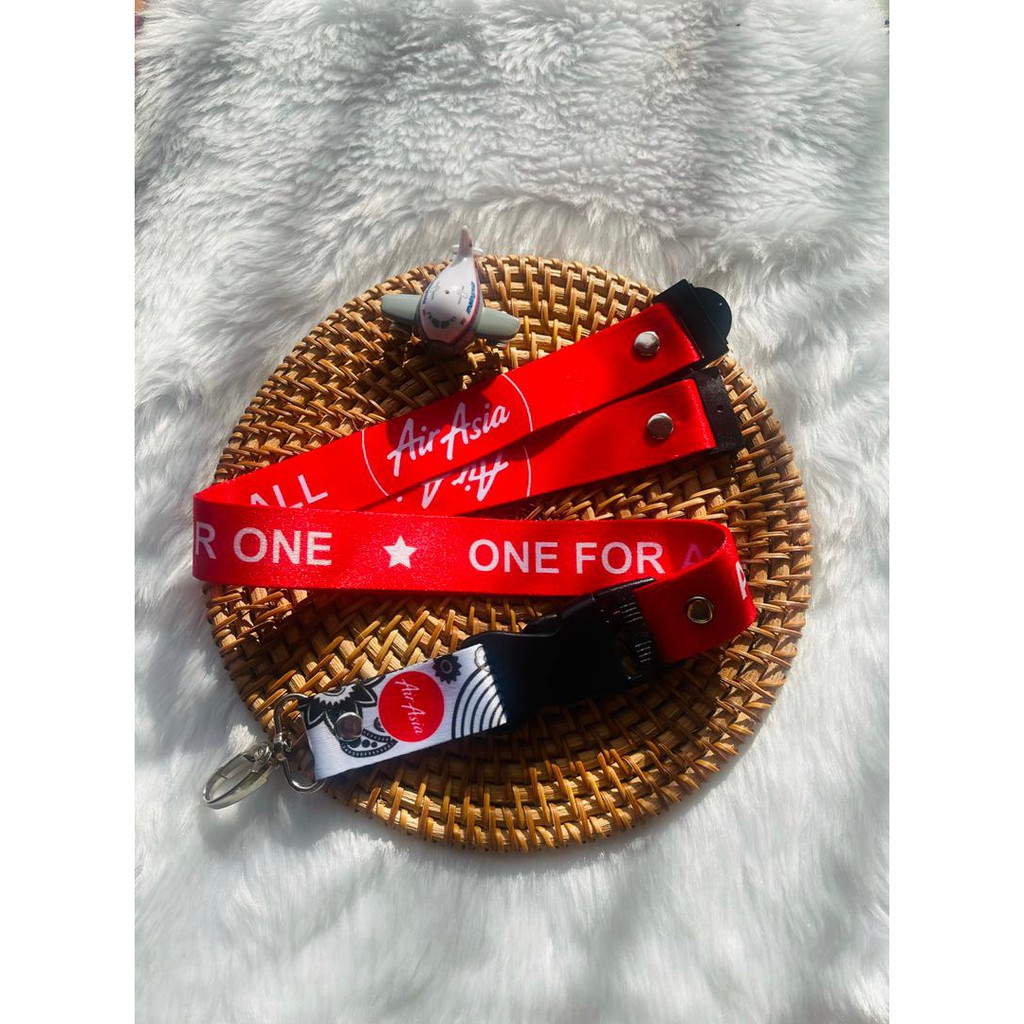 LANYARD AIRASIA (RED) | Shopee Malaysia
