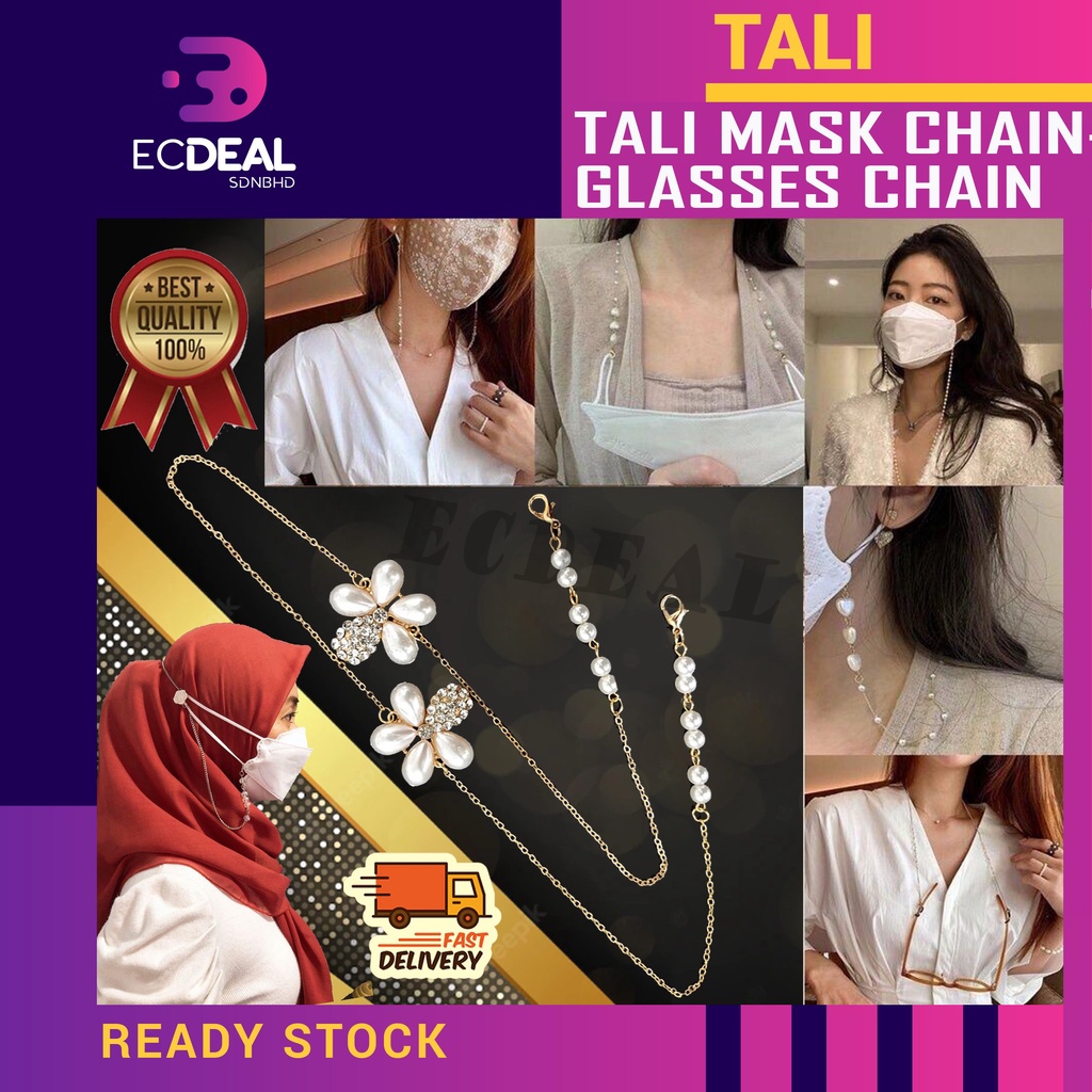 (READY STOCK) Magnetic Mask Chain /Rantai Mask/Glasses Chain | Shopee ...