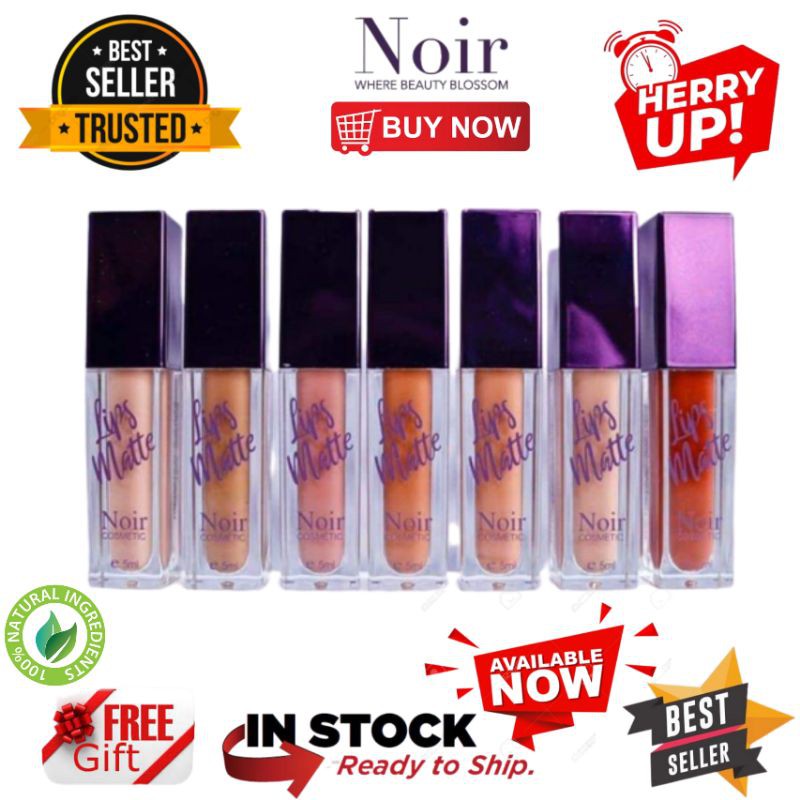 Noir Lipsmatte Cosmetic 💯 Original HQ | Shopee Malaysia