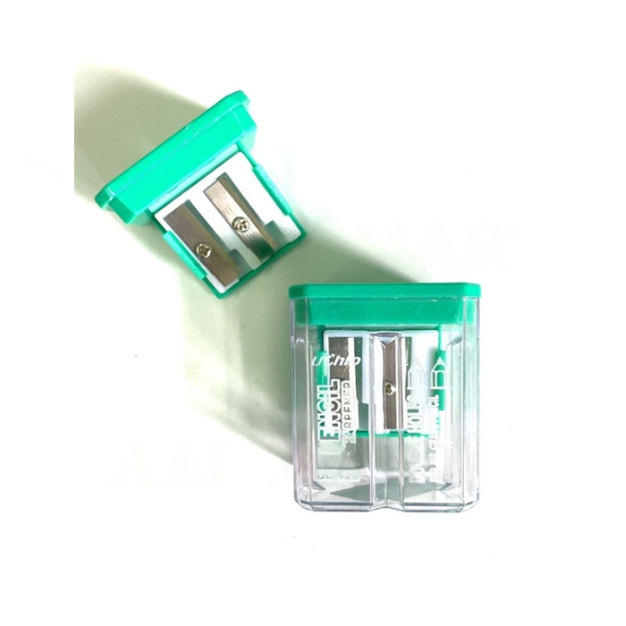 DOUBLE HOLES SQUARE SHARPENER | Shopee Malaysia