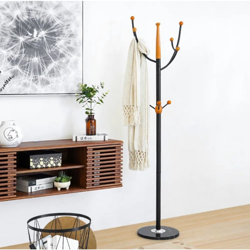 GANTUNGAN Clothes hanger stand hanger stand hook INFORMA 35x35x182 Cm ...