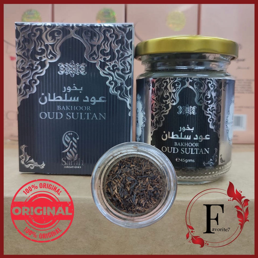 Sarah's Bukhoor Oud Sultan 45GRMS | Shopee Malaysia