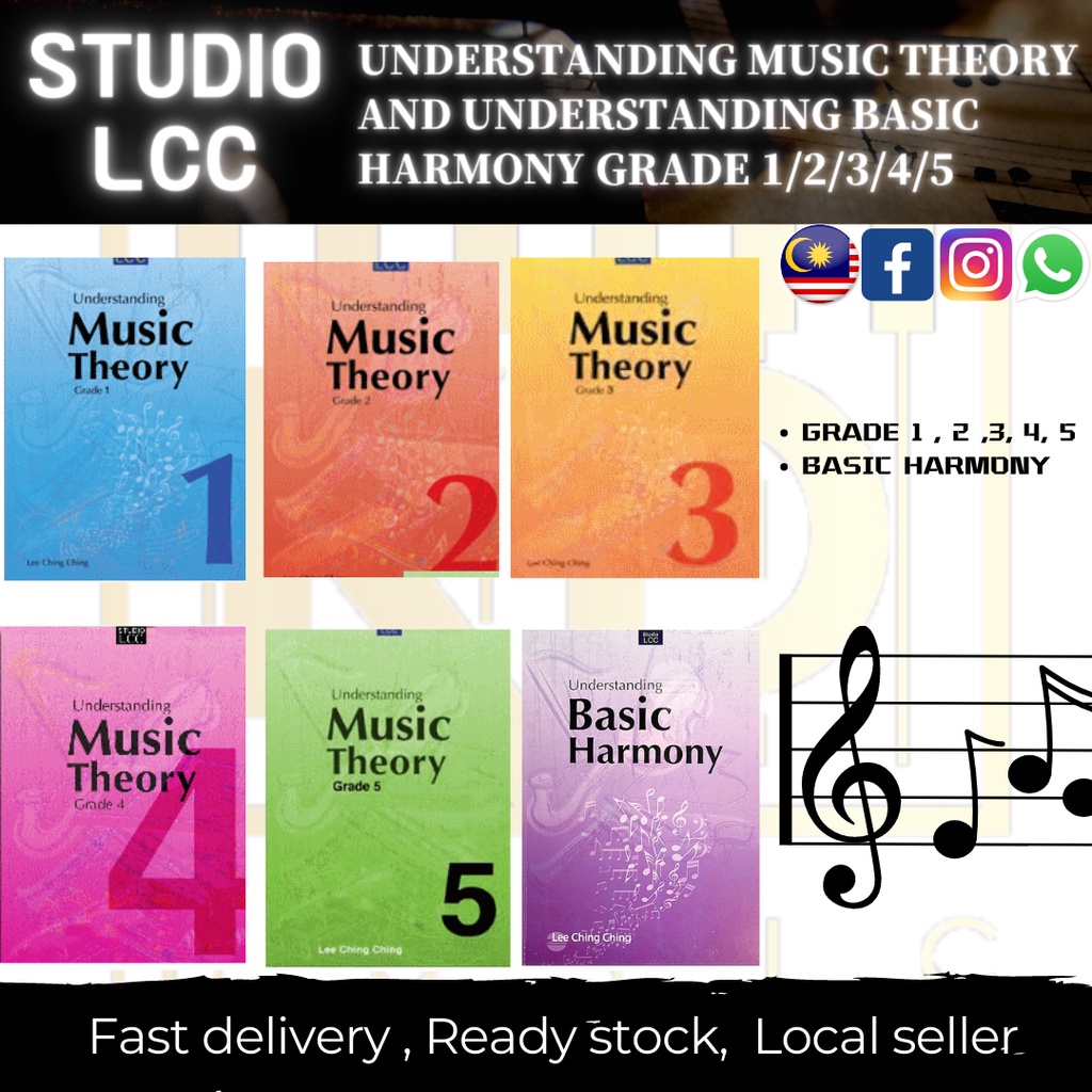 ☆STUDIO LEE CHING CHING☆ UNDERSTANDING MUSIC THEORY GRADE 1/2/3/4/5 AND UNDERSTANDING BASIC ...