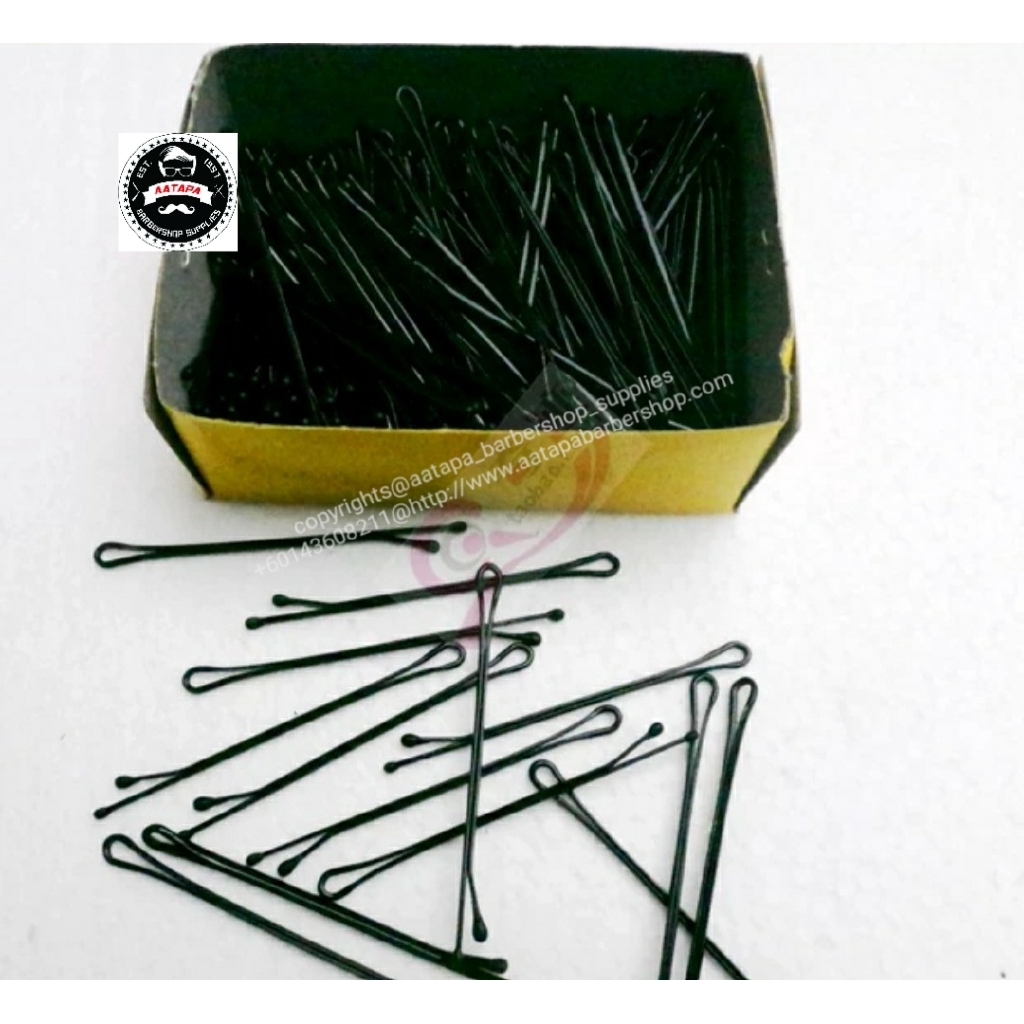 Black Hair pin in box | Shopee Malaysia
