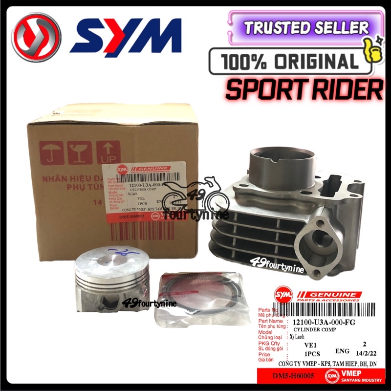 100% ORIGINAL SYM SPORT RIDER 125I BLOCK SET | Shopee Malaysia