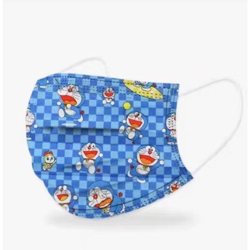 Doraemon Adult Disposable Earloop 3-Ply 50 PCS Cartoon Face Mask ...