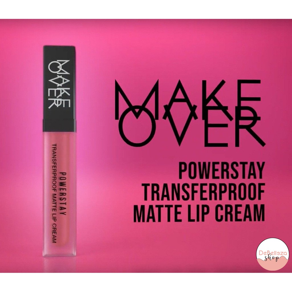 Make OVER Powerstay Transferproof Matte Lip cream | Shopee Malaysia