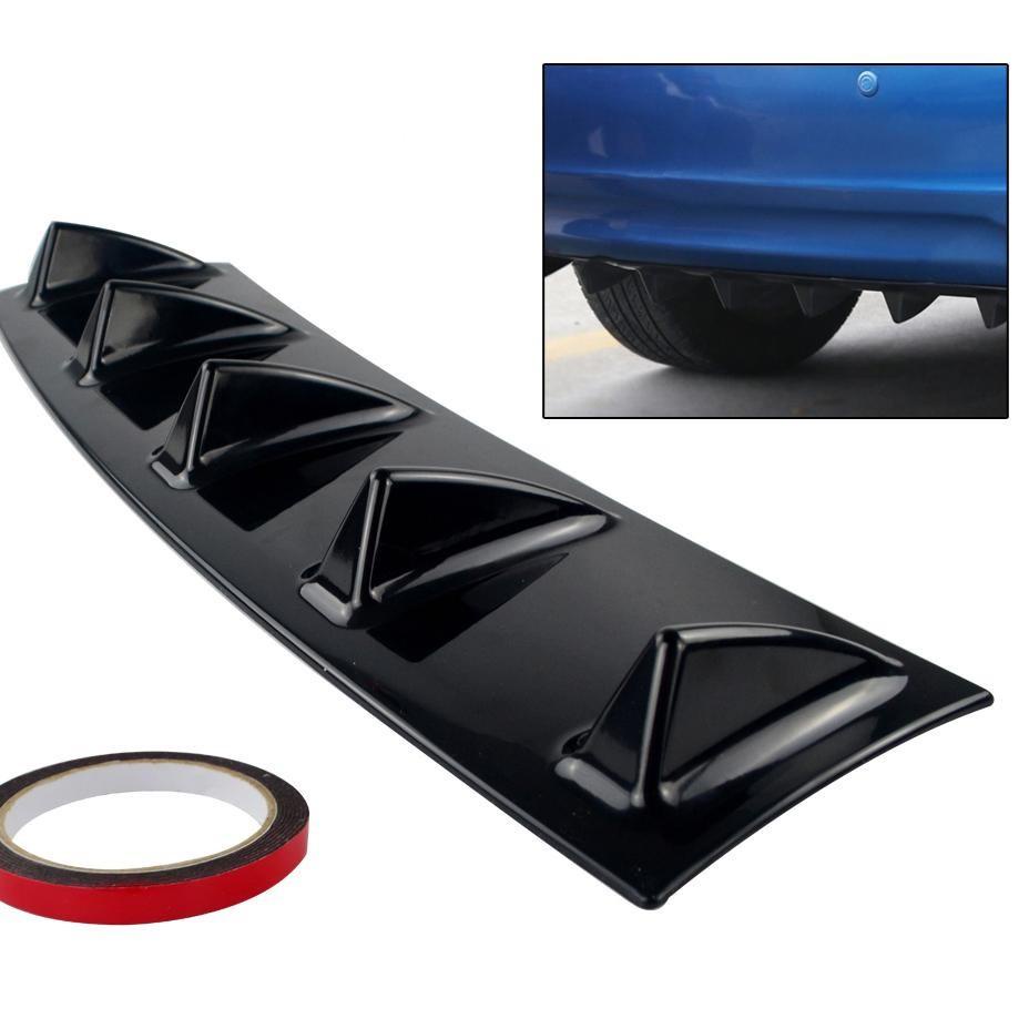 Rear Bumper Spoiler Universal Bumper Diffuser Extender Body Kit Rear ...