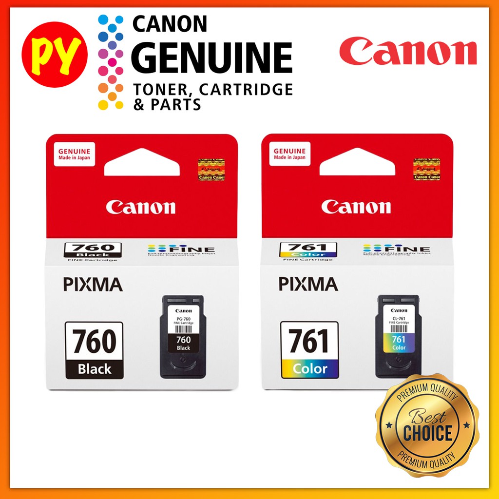 Canon PG-760 CL-761 PG-760 XL CL-761 XL PG760 CL761 (Black, Small ...