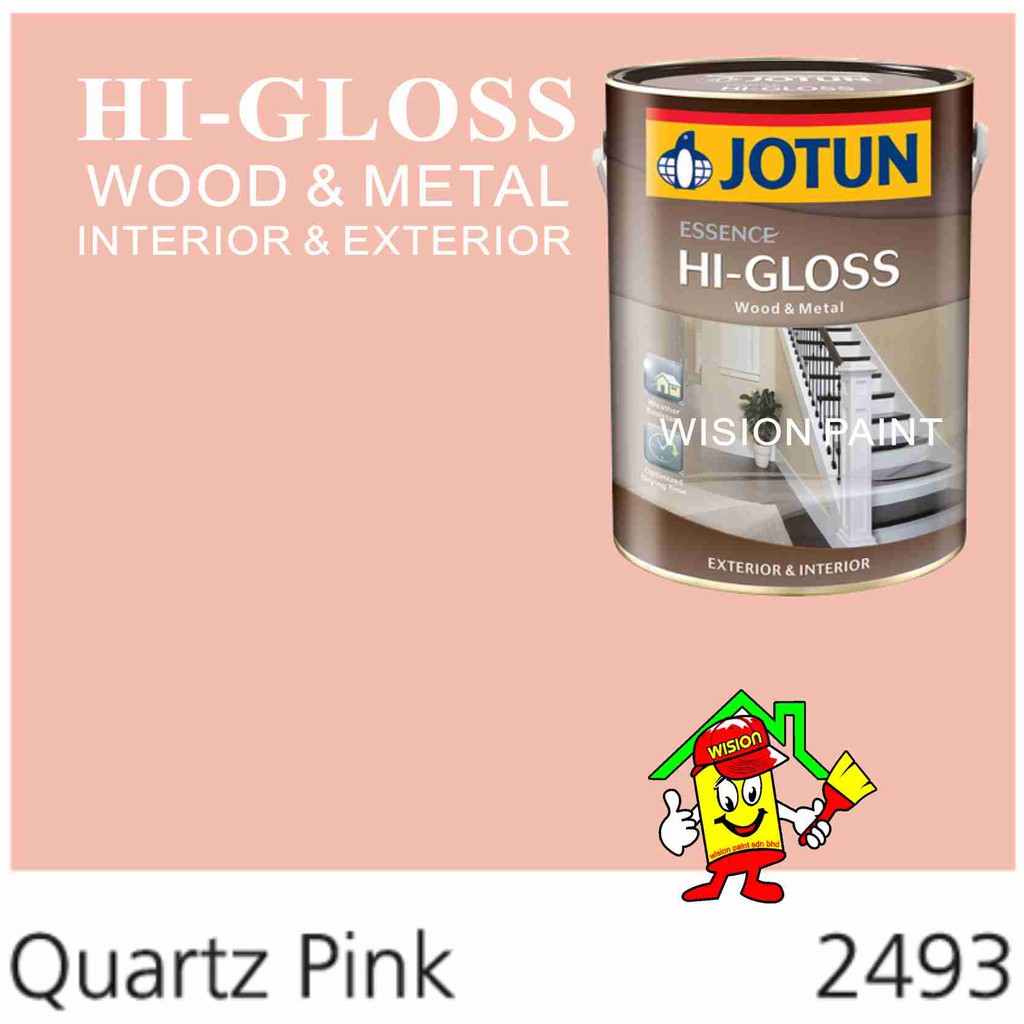 quartz pink 2493 ( 5L ) JOTUN HI GLOSS WOOD AND METAL PAINT EXTERIOR ...