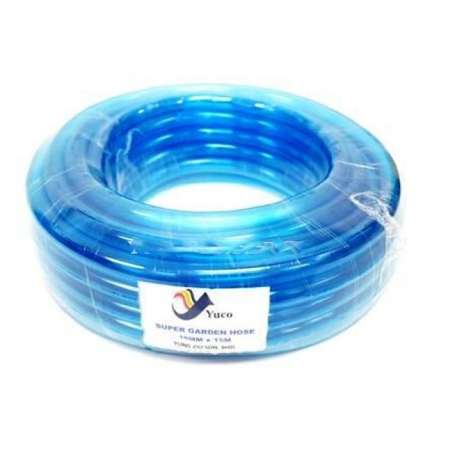 PVC Rubber Hose Pipe Water Garden Getah Paip Air Tandas 16MM*1.6*5M ...