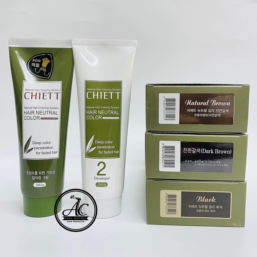 Chiett Natural Hair Colouring System Hair Neutral Avenue Chiett Magic speed color SET Ready ...
