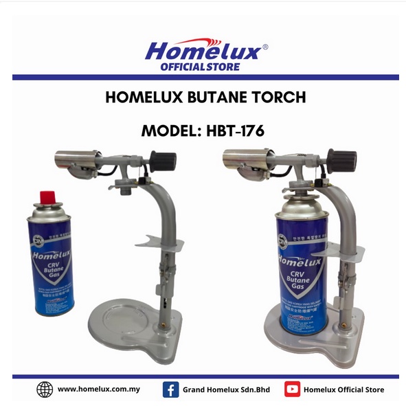 HOMELUX BUTANE TORCH BURNER HBT-176/HOMELUX High Quality Butane Torch ...