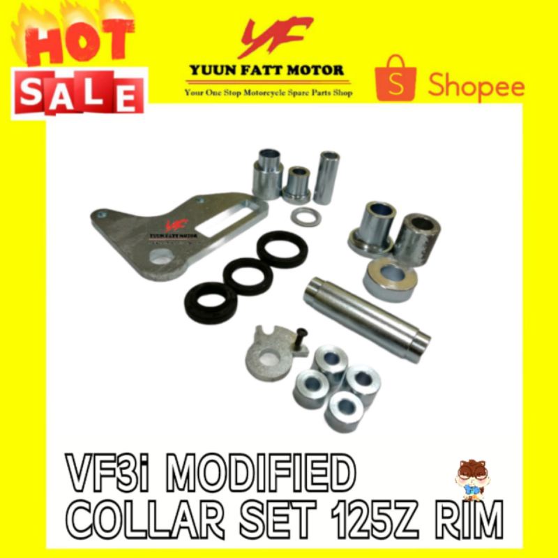 SYM VF3i MODIFIED Y125Z SPORTRIM COLLAR SET SIAP BRACKET CALIPER PUMP ...