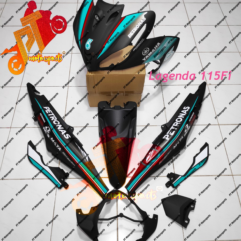 Yamaha Lagenda 115Fi Srl 115 Fi Matt Black Petronas Blue Black Yellow ...