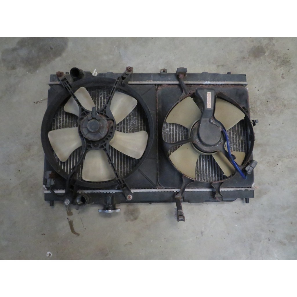 Used Japan Original Radiator AUTO MANUAL With Cooling Auto Fan Fit For ...