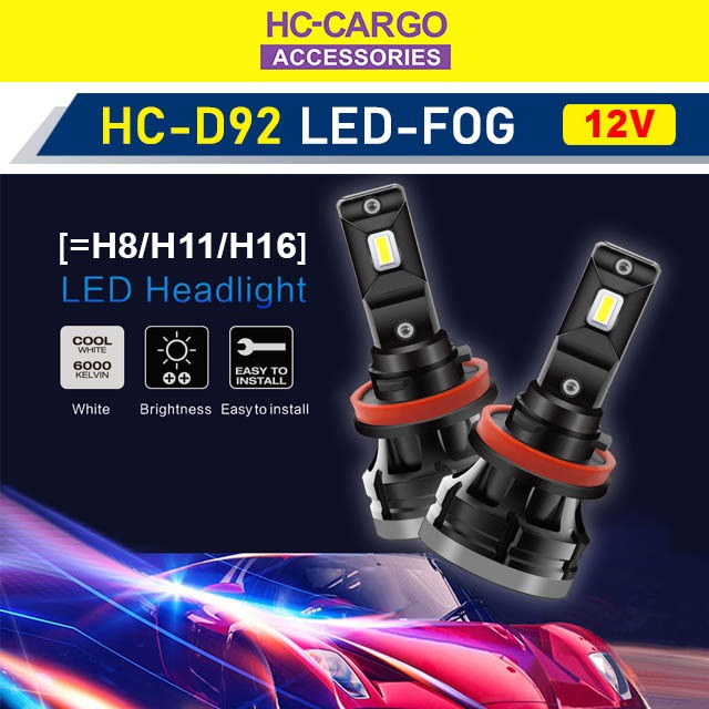 Hc Cargo LED H8 / H11 / H16 Auto Switch Change Color 2500K ⇋ 6500K Auto ...