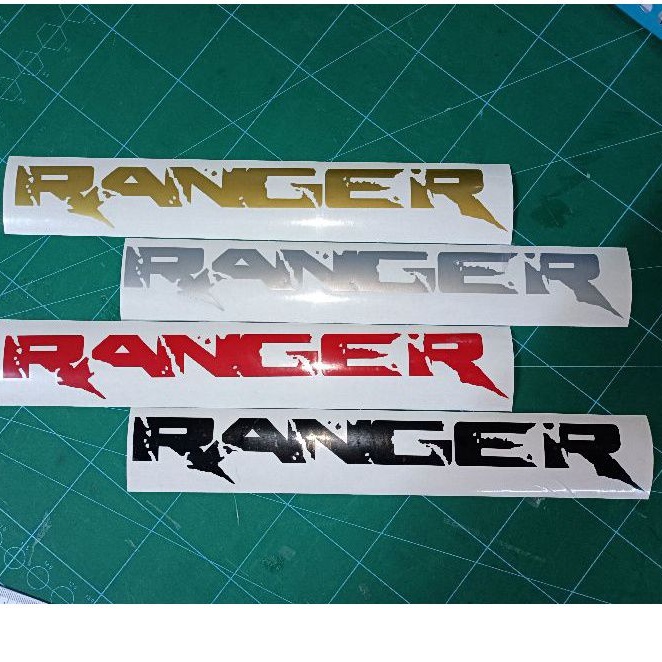 119 -3.7x28cm Ranger Sticker Cutting for 4x4 vehicle decoration - READY ...
