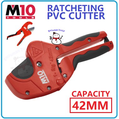 M10 RATCHETING PVC CUTTER PC203 RACHETING PVC SCISSORS PIPE CUTTER ...