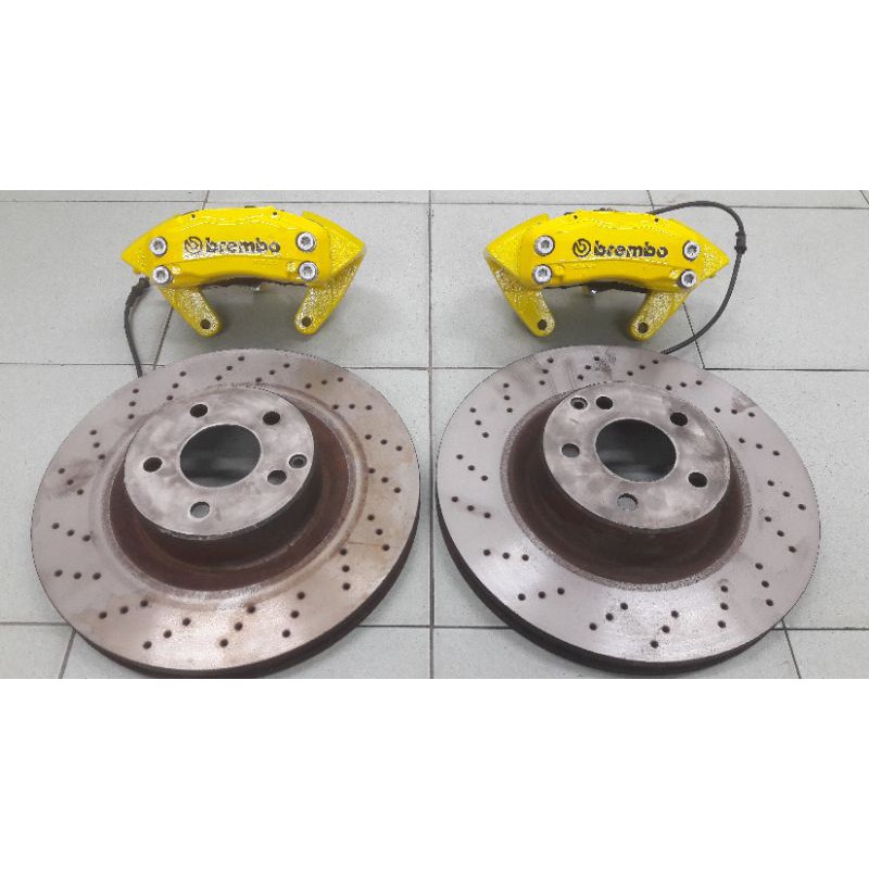 Used Brembo 4 Pot Front Brake Caliper & Disc Original | Shopee Malaysia