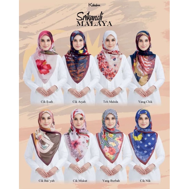 [Readystock] Tudung Bawal Kekaboo Cotton Special Edition Merdeka ...