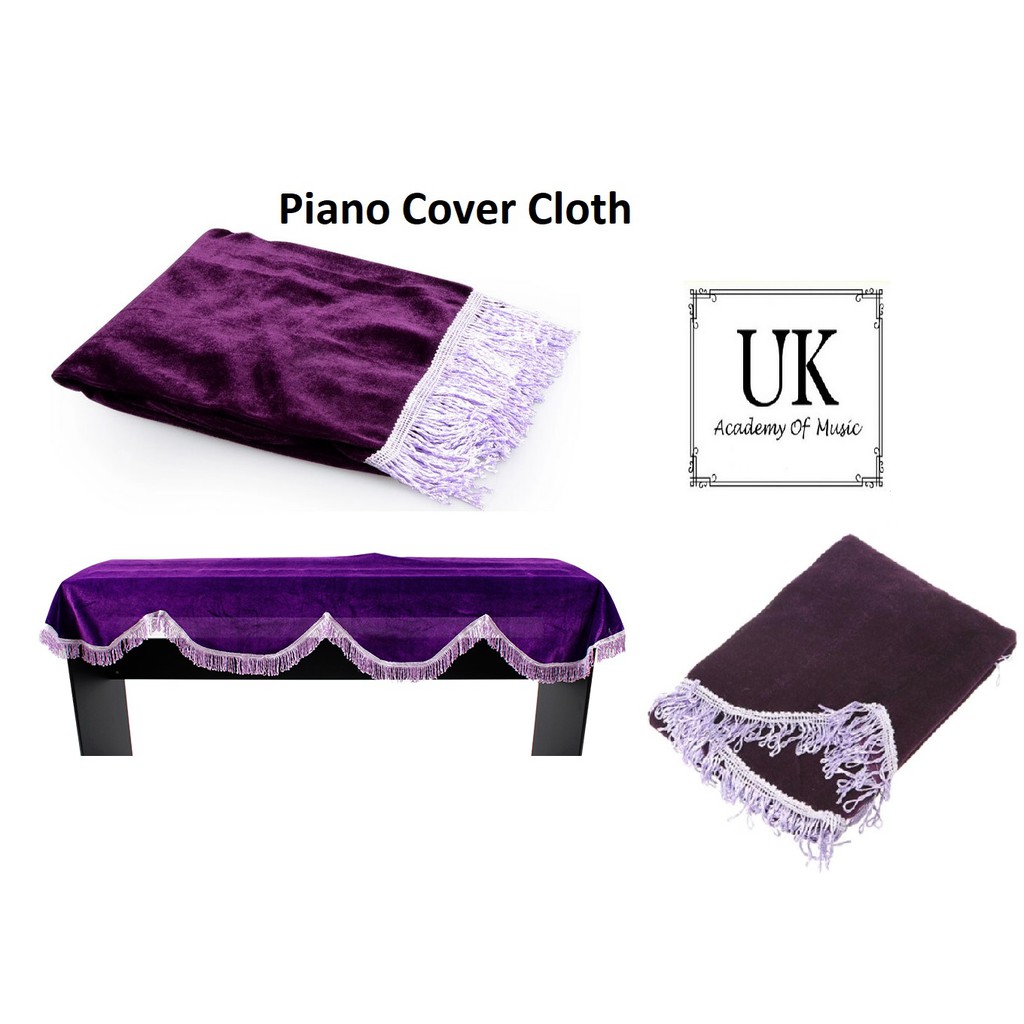 Piano Cover Cloth/ Keyboard Cloth (Purple) | Shopee Malaysia