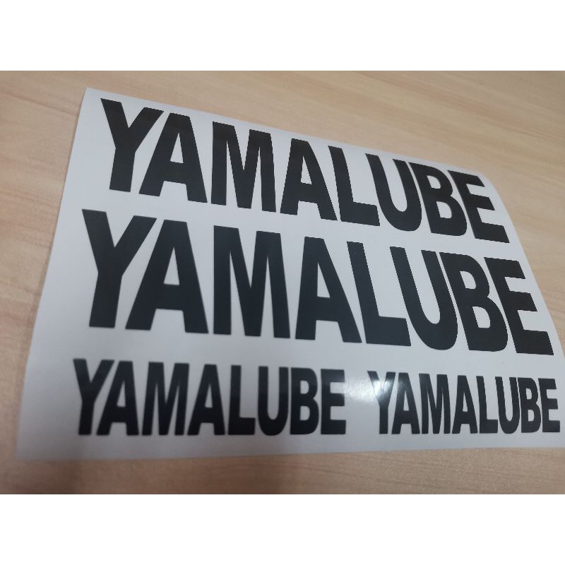STICKER CUTTING YAMALUBE (1set=4 keping) | Shopee Malaysia