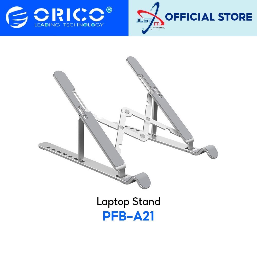ORICO PFB-A21 MULTI ANGLE PORTABLE ALUMINIUM LAPTOP STAND | Shopee Malaysia