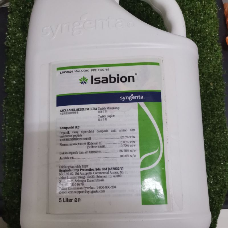 5L Syngenta ISABION 100% Original/Baja Foliar | Shopee Malaysia