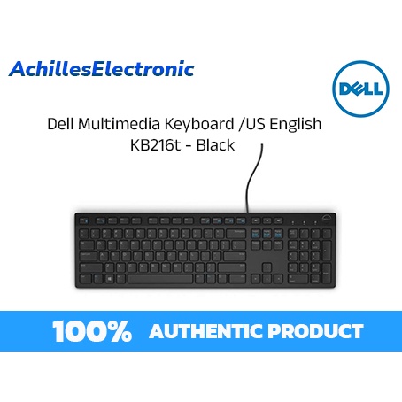 Original Dell Multimedia Keyboard (US English) - KB216t / KB216P ...