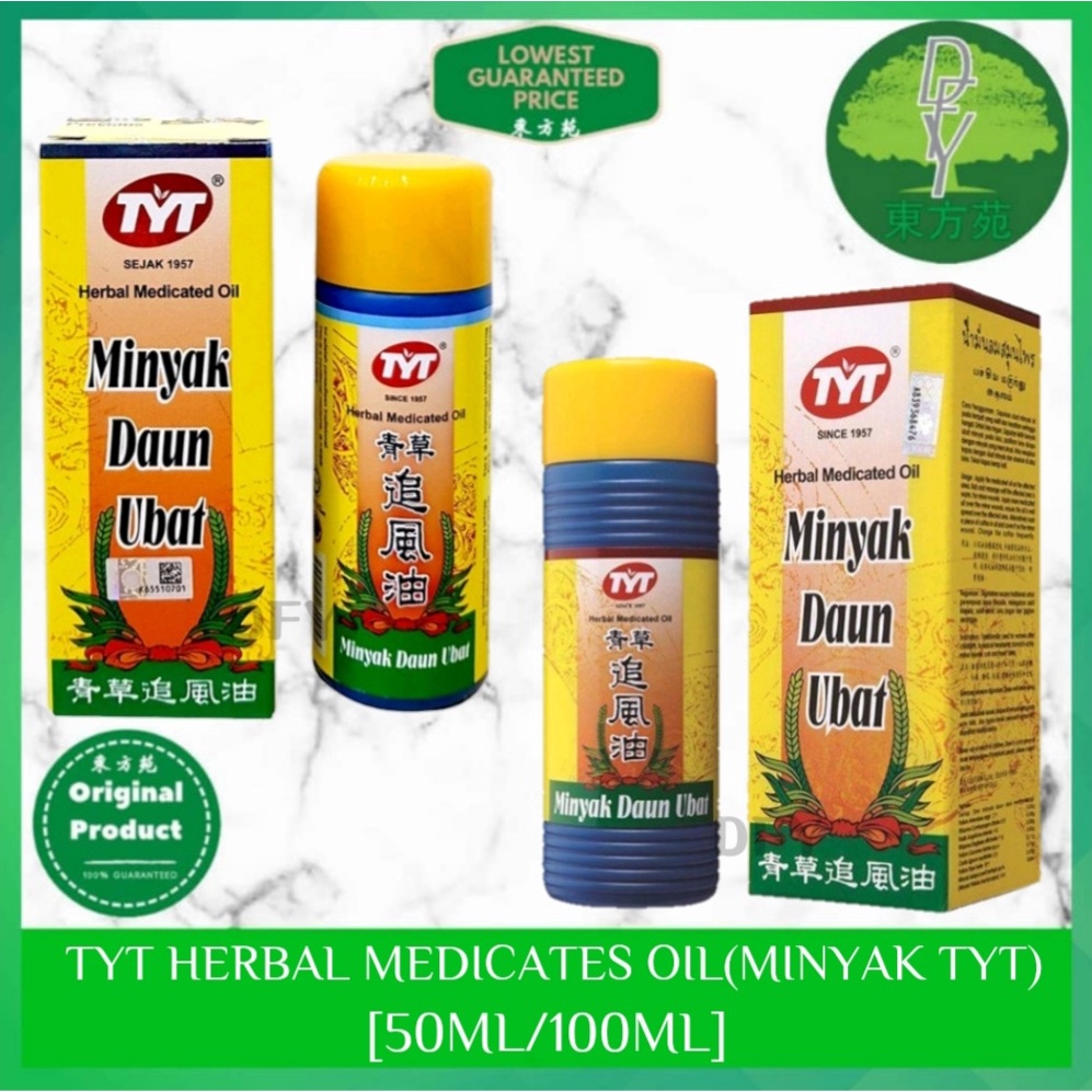 TYT Herbal Medicated Oil 42ML/100ML(Minyak TYT) | Shopee Malaysia