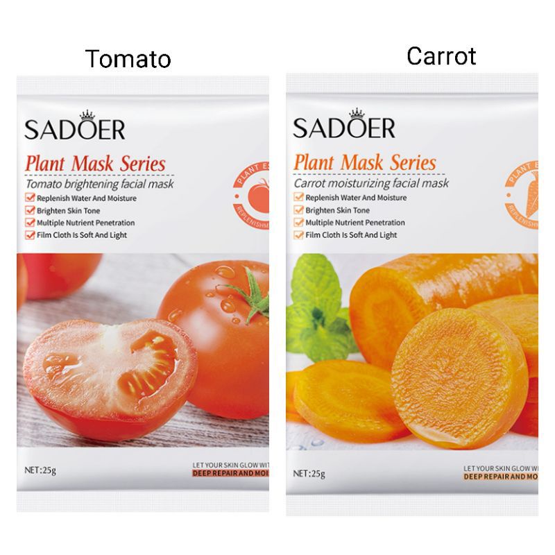 𝐑𝐄𝐀𝐃𝐘 𝐒𝐓𝐎𝐂𝐊 : SADOER MASK PLANT MASK SERIES | Shopee Malaysia