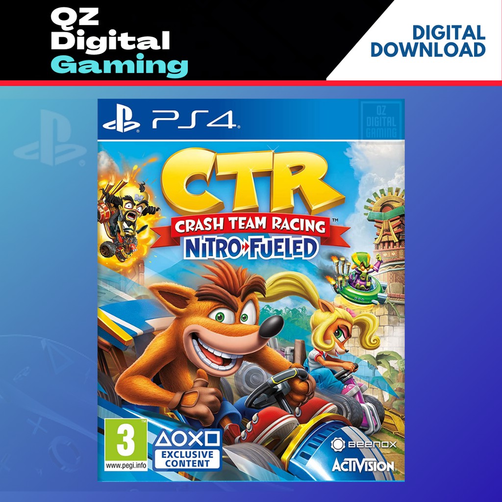 PS4 / PS5 Crash Team Racing Nitro Fueled Digital Download CTR | Shopee ...