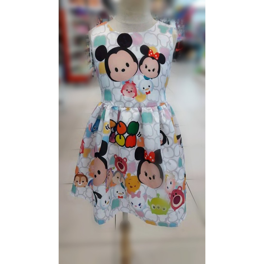 Tsum Tsum dress (2y-7y) | Shopee Malaysia