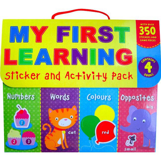 Happy Kids Early Learning Activity Pack (350s Stickers) | Shopee Malaysia