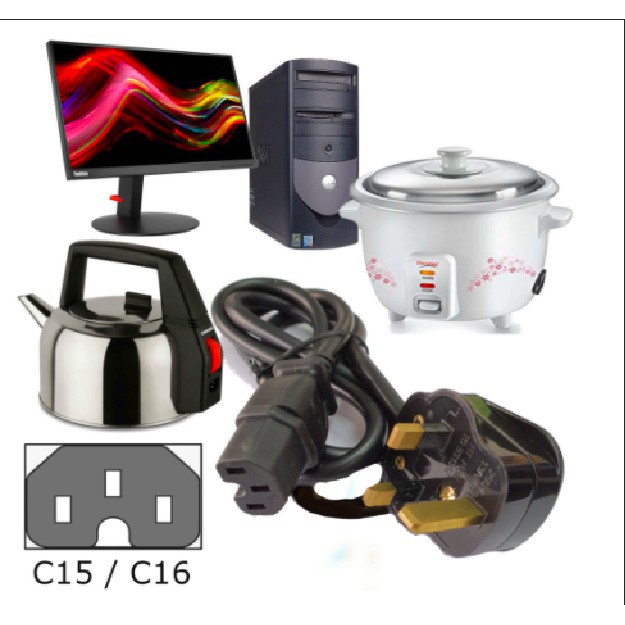 PANASONIC Rice Cooker, Kettle Printer 3 Pin AC Power Cord Cable (1 ...