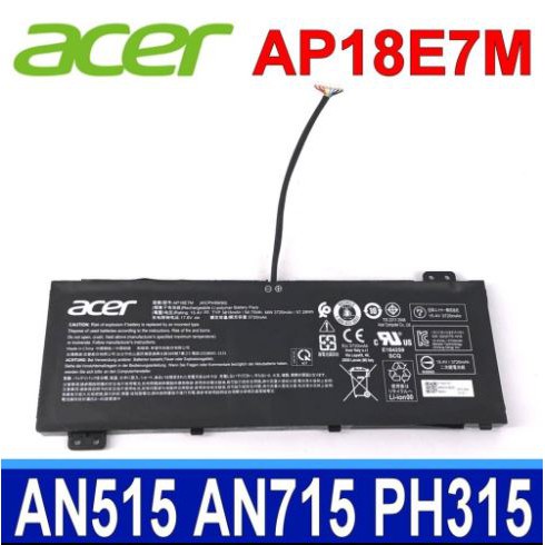 ACER AP18E7M battery Nitro 5 Nitro 7 AN515-54 AN517-51 7 AN715-51 ...
