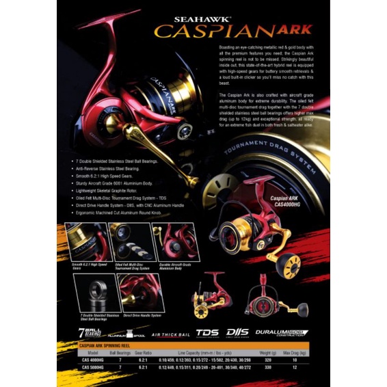 SEAHAWK CASPIAN ARK ALUMINUM BODY | Shopee Malaysia