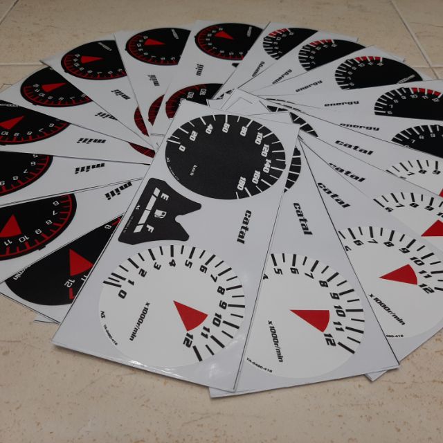 Stiker meter yamaha RXZ 5speed/energy/catalizer | Shopee Malaysia