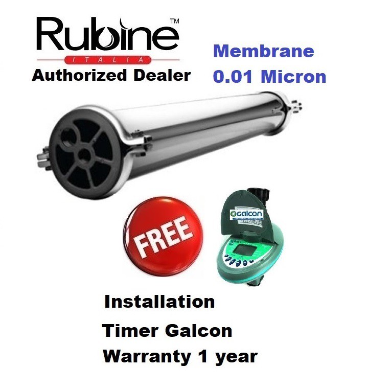 Rubine RUF-9207H Membrane Outdoor Water Filter with Galcon Timer ...