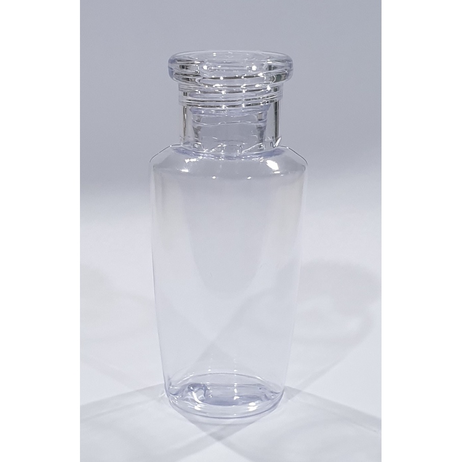 Clear Plastic Bottle Top Shape 30 ml. 1 Pack With Lid 50 Cards With 5 ...