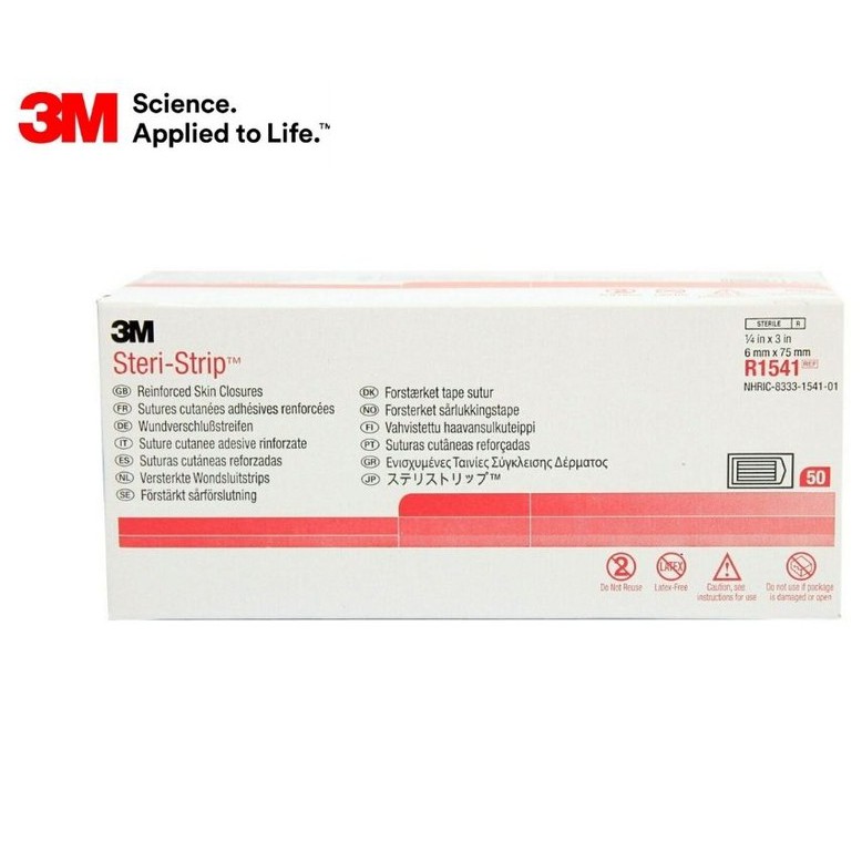 3M Steri Strip Skin Closures - Reinforced R1541 | Shopee Malaysia