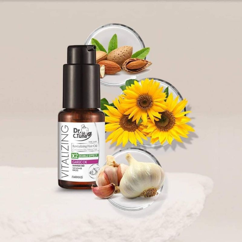 FARMASI Revitalizing Hair Oil / FARMASI Garlic Hair Oil For Hair ...