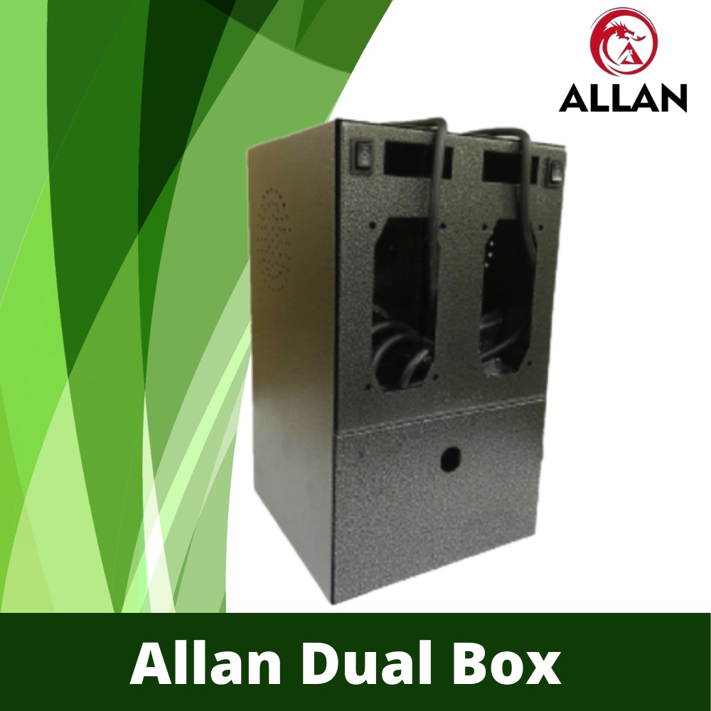 ALLAN Pisonet DUAL BOX Casing/Pisonet 2N1 DUAL COIN SLOT Box Coinslot ...