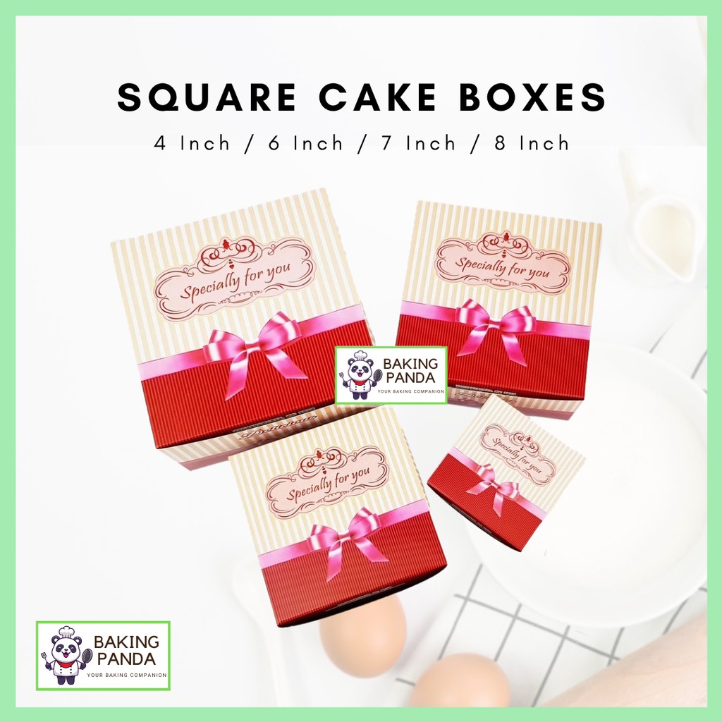 Cake Box / Kotak kek / Pastry Box / Muffin Box | Shopee Malaysia