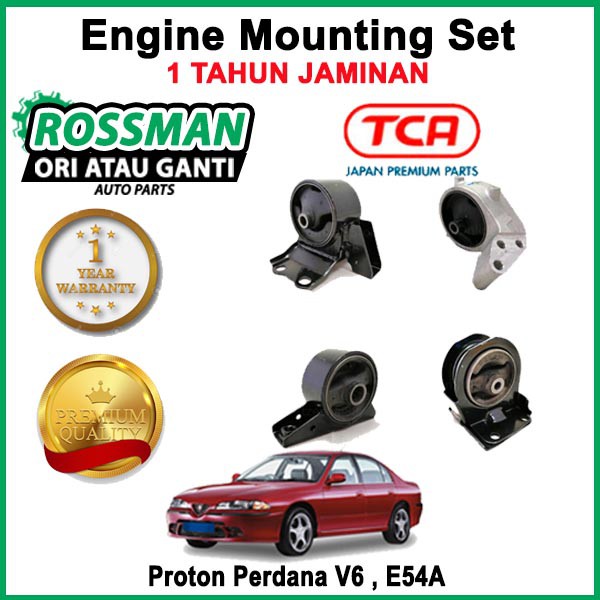 Proton Perdana V6 , E54A TCA Engine Mounting Set 1 Year Warranty ...